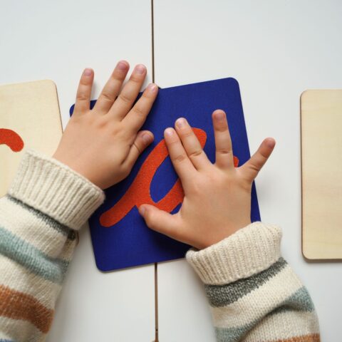 DIY Montessori Sandpaper Letters | The Montessori Journal
