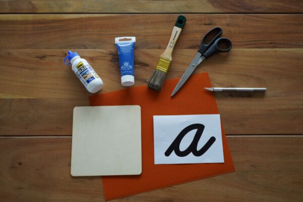 DIY Montessori Sandpaper Letters | The Montessori Journal