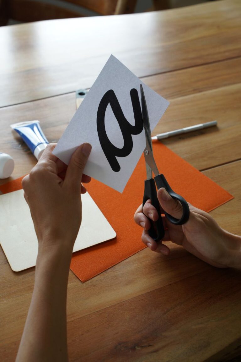 DIY Montessori Sandpaper Letters | The Montessori Journal