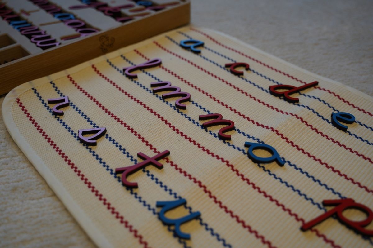 The Montessori Movable Alphabet: A Child’s First Steps Towards Writing