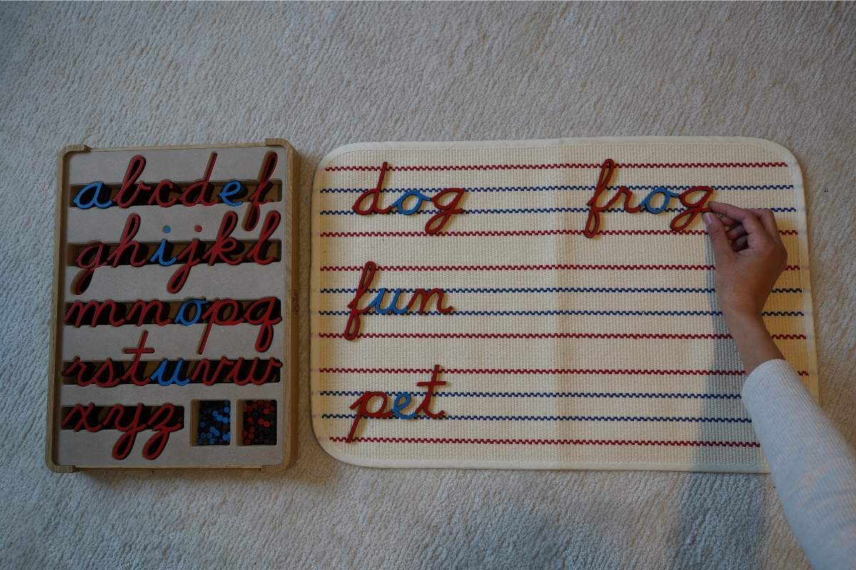 The Montessori Movable Alphabet: A Child’s First Steps Towards Writing